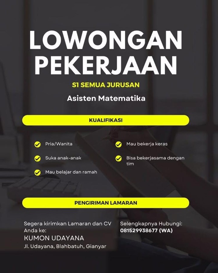 Lowongan Kerja Gianyar - Perumperindo.co.id